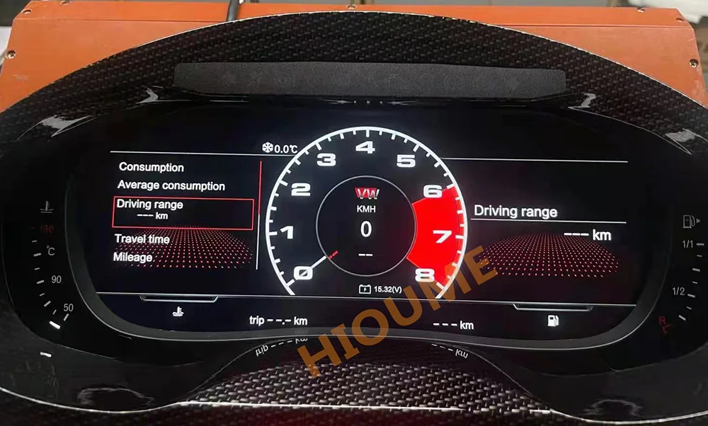 Digital Dashboard Panel LCD Speedometer for VW Golf 6 & Passat B7 ...