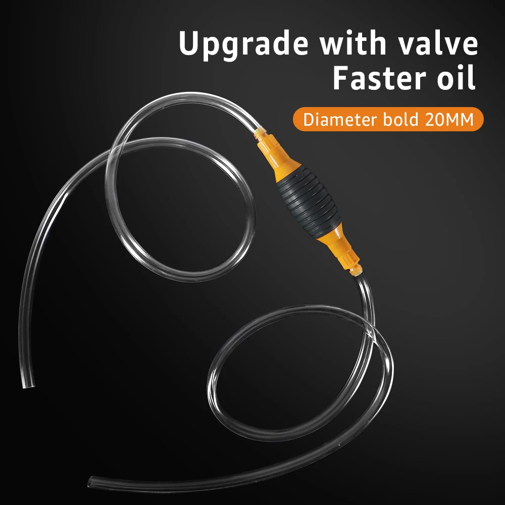 Newest High Flow Siphon Hand Pump Portable Manual Beer Oil Liquid Water ...