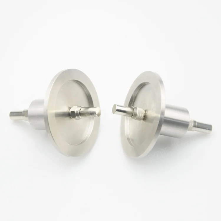 Cf35 Fiber Feedthrough Kf40 Flanges For Ultra-high Vacuum Vacuum Fiber ...