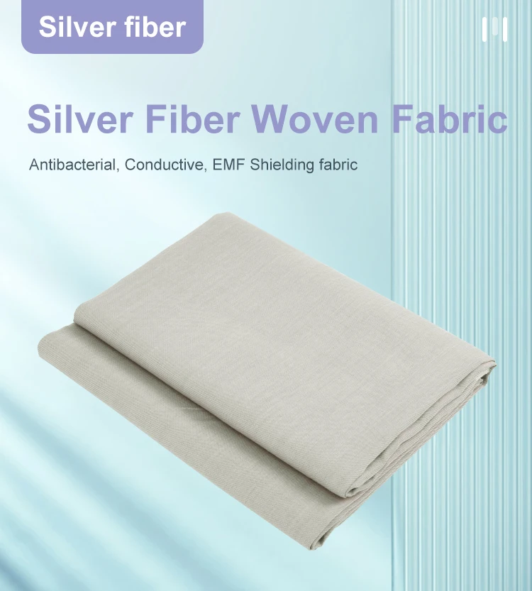 Modal Silver Fiber Woven Anti Radiation EMF Blocking Shielding Fabric ...