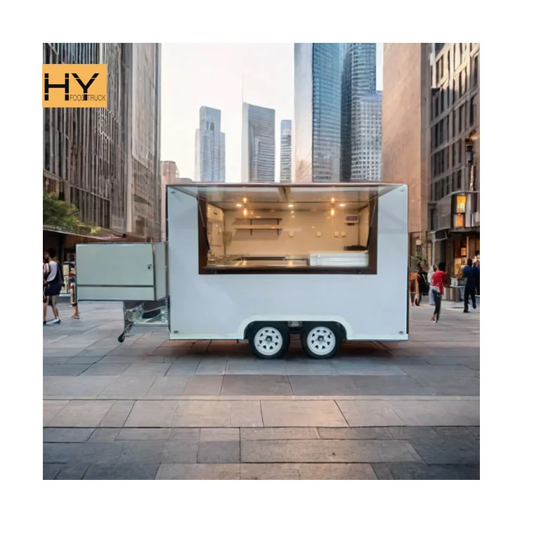 Custom Waffle Kiosk Design/Mobile Buffet Cart/Mobile Kitchen Food ...
