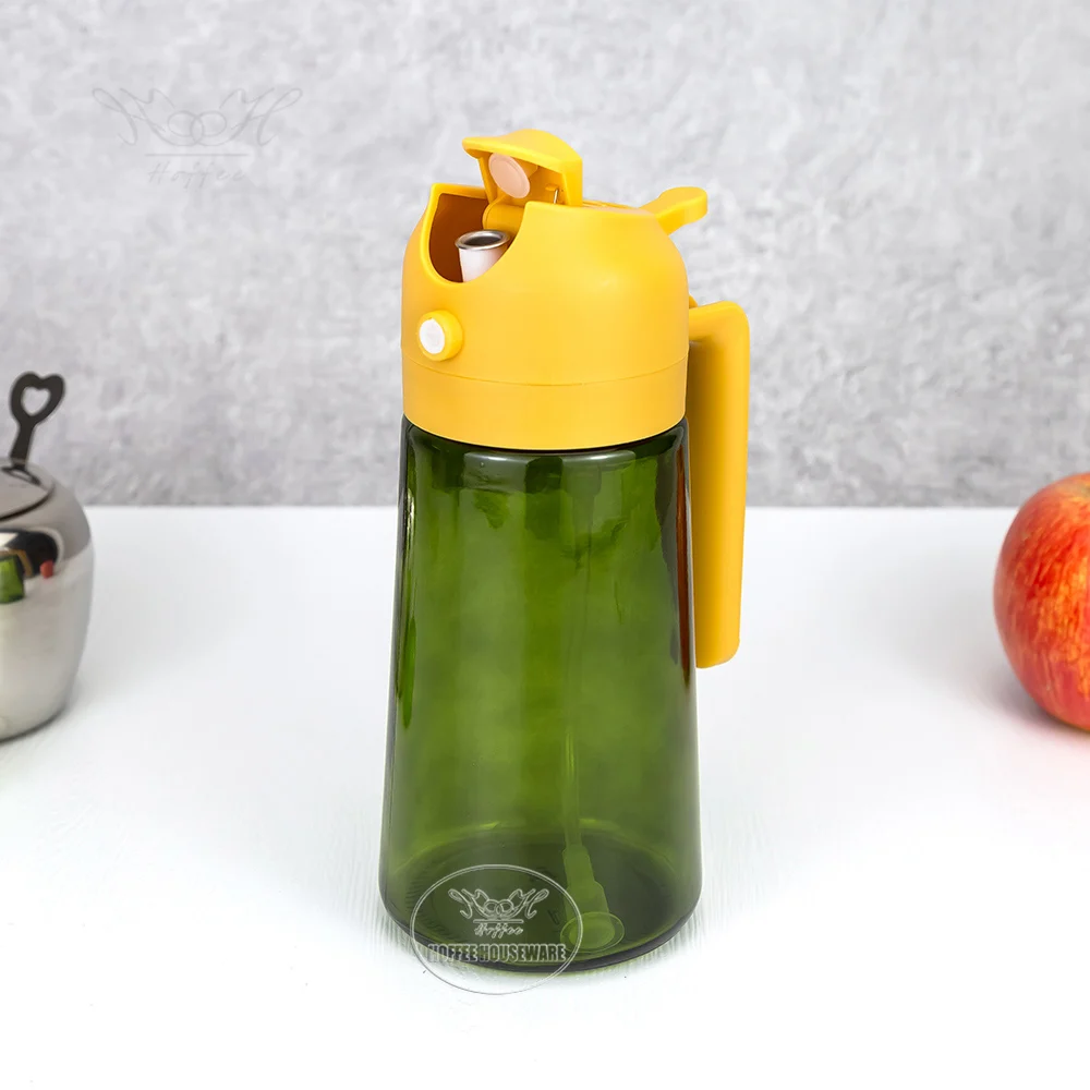 450ml Light Blocking Oil Sprayer for Cooking 2 in 1 Olive Oil Dispenser ...