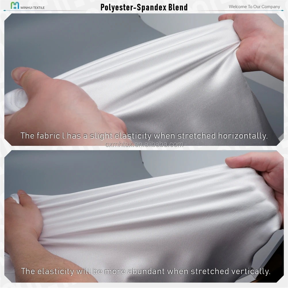 Luxury Sublimation Satin Tricot Polydex Fabric 200Gsm Warp Knit ...
