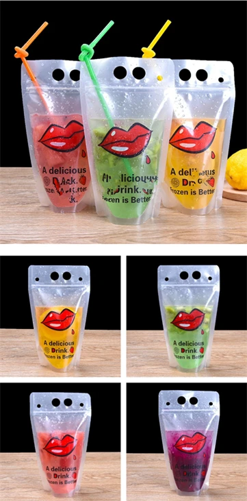 Juice Packaging Sack Bags - Sustainable Beverage Pouches
