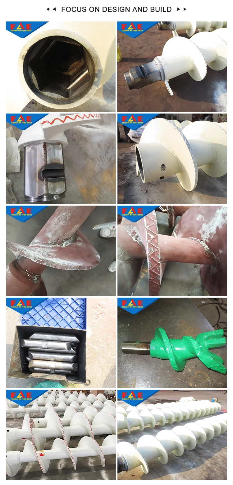 Foundation Drilling CFA Continuous Flight Auger with Hexagonal Joint