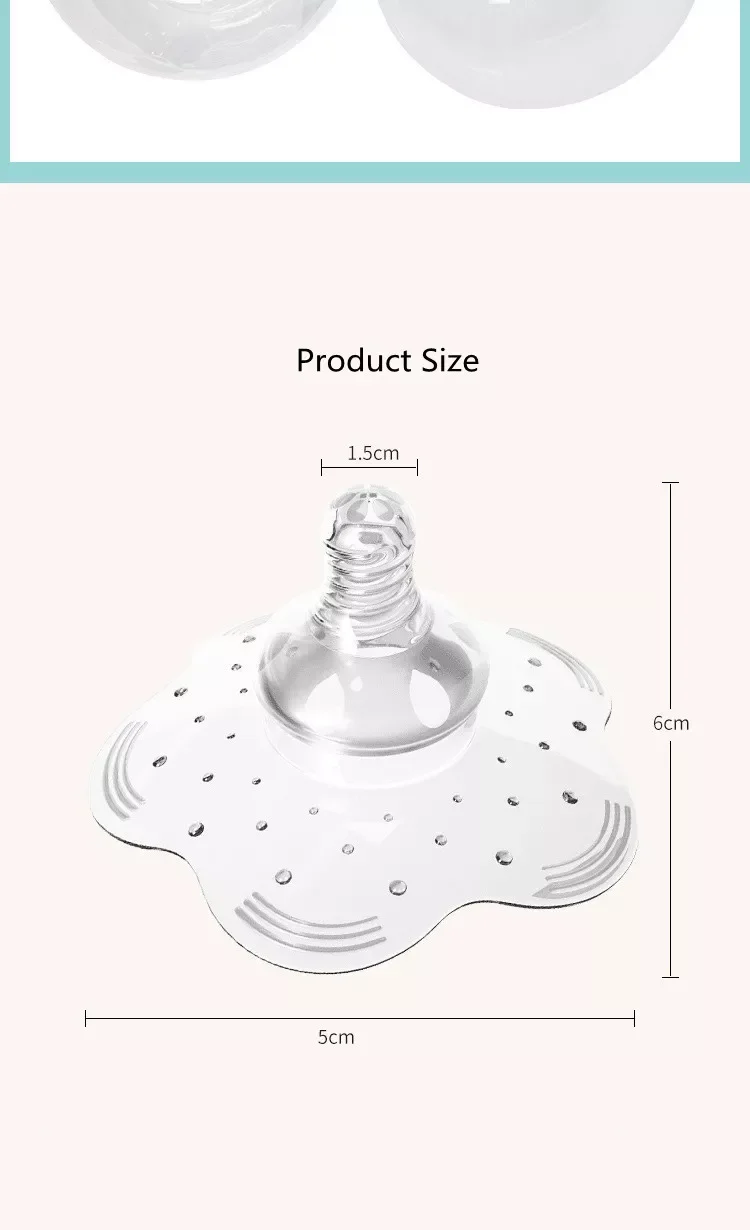 Silicone Nipple Shield - Support for Newborn Breastfeeding