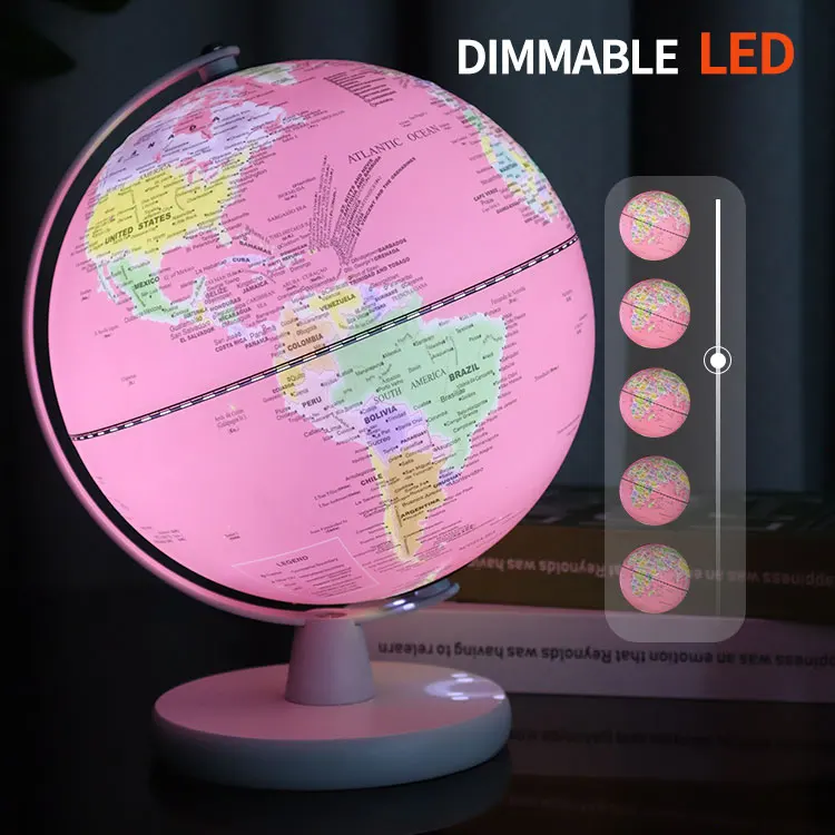 World Globe Illuminated Ar Globe With Stand Educational Led Augmented ...