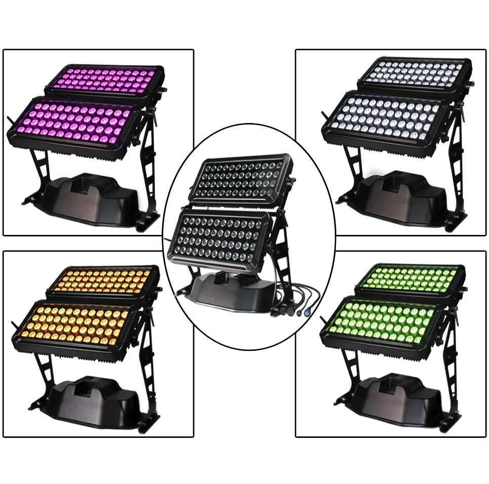 120x10w RGBW City Color LED Lights - 1000W Outdoor Projectors