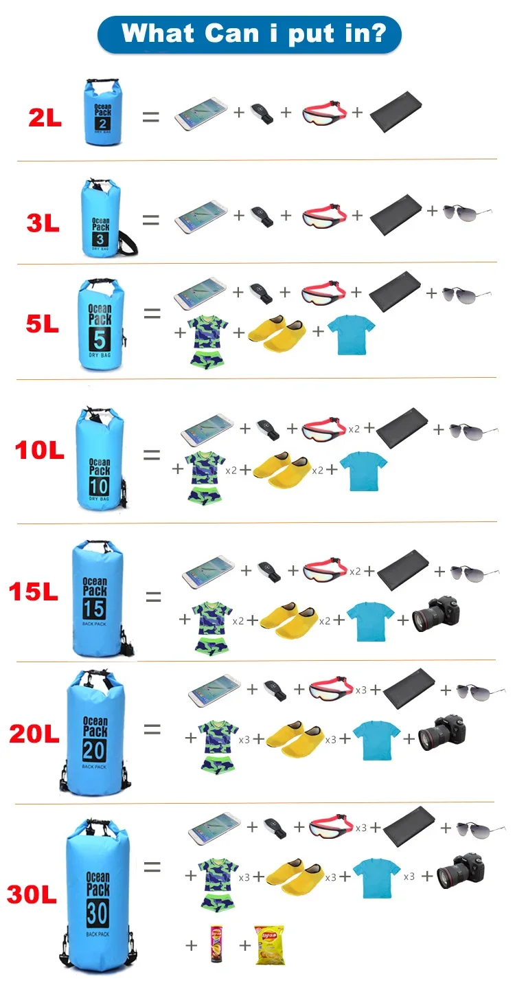 DIY Dry Bag - Durable 500D PVC Waterproof Storage Solutions