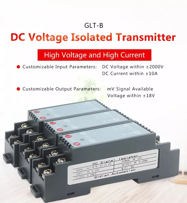 Glt-b Signal Converter Isolator Galvanic Signal Spliter Analog 4-20ma Signal Isolator 0-1000v Dc ...