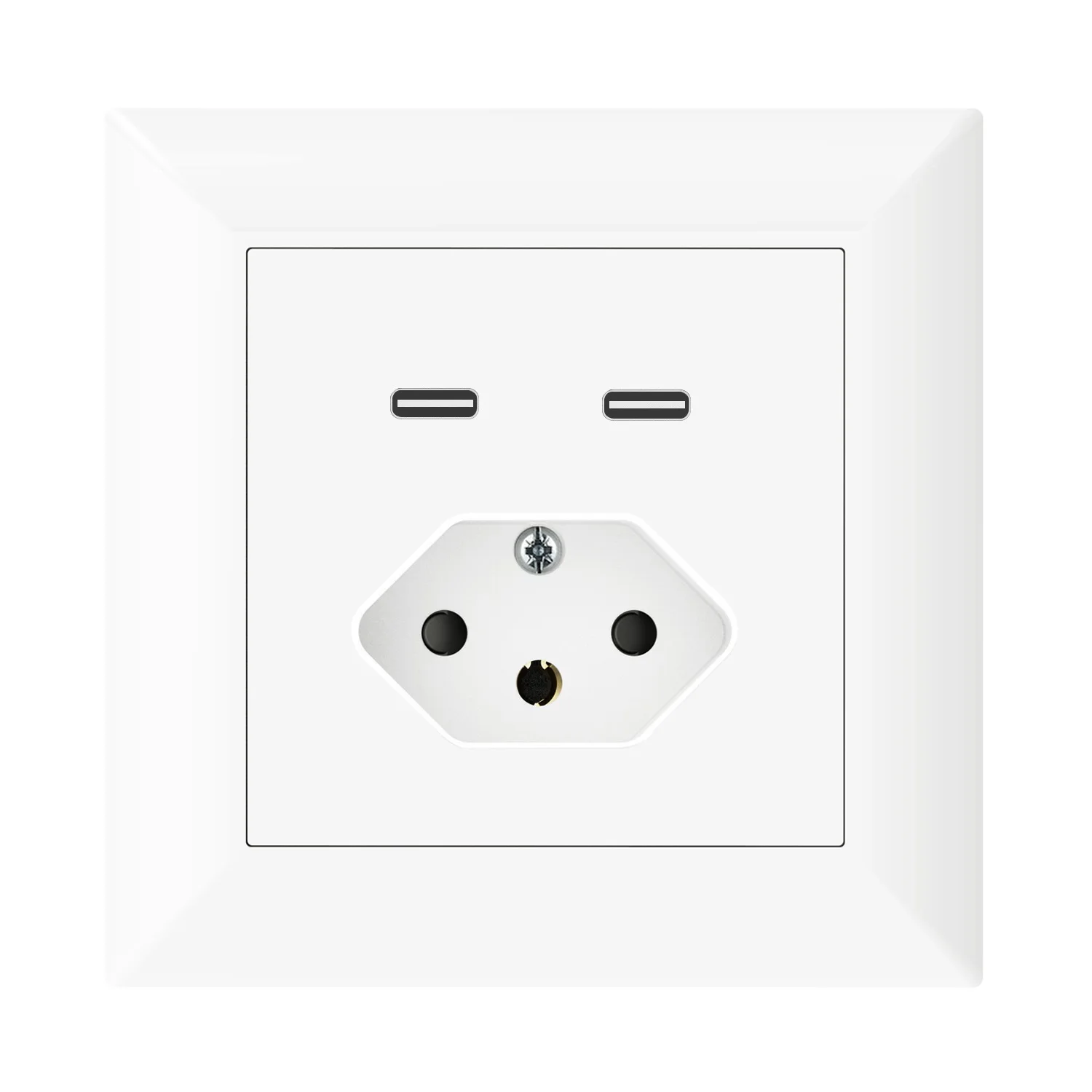 Swiss Standard Usb-A+type-C Power Outlet - 17W, 100000 Times