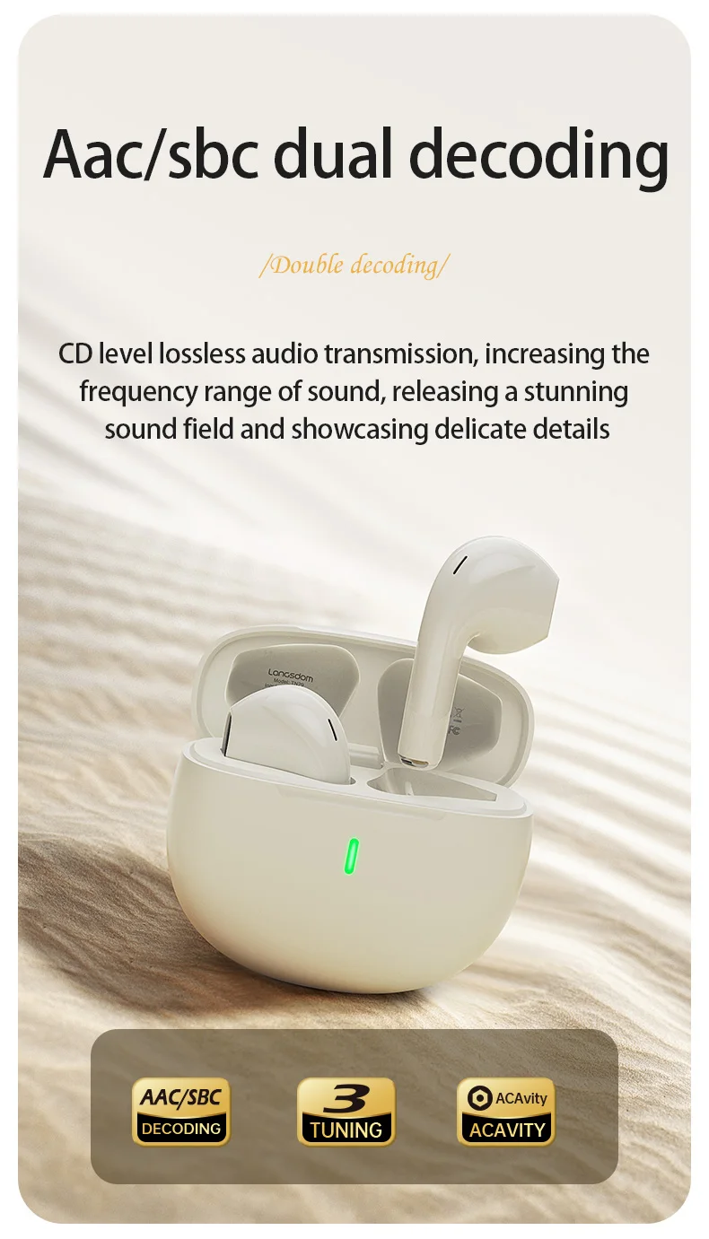 Pro6 Bluetooth Earbuds - Premium Wireless Audio Experience