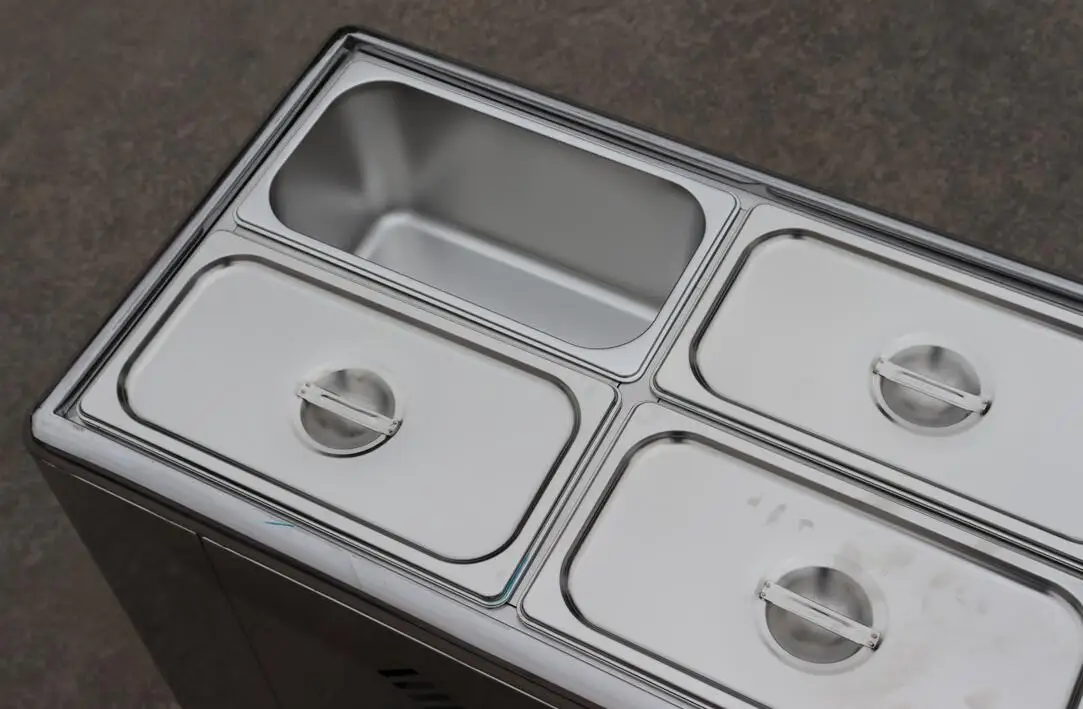 Restaurant Buffet Equipment Food Warming Cart High Grade Stainless ...