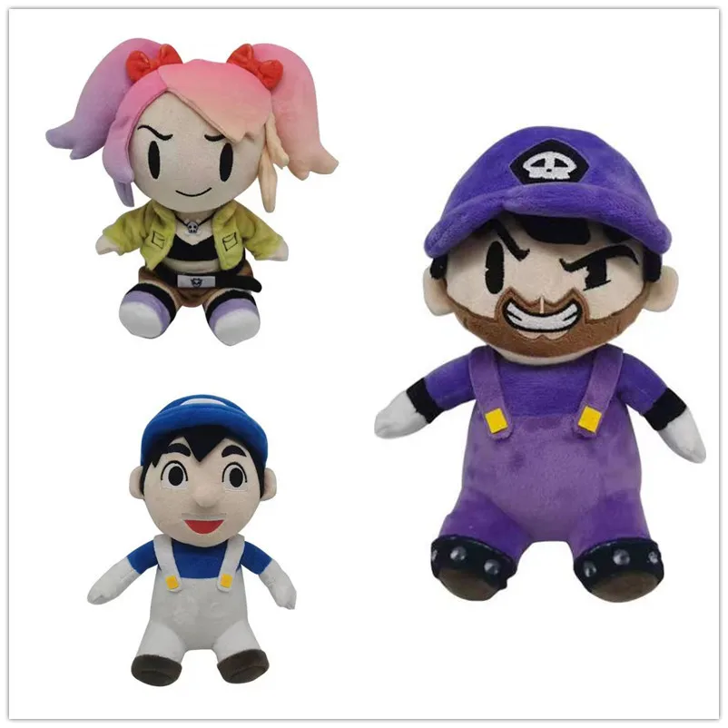 New Design Smg4 Su-per Ma-ria Large Cute Standing Purple Maria Soft ...