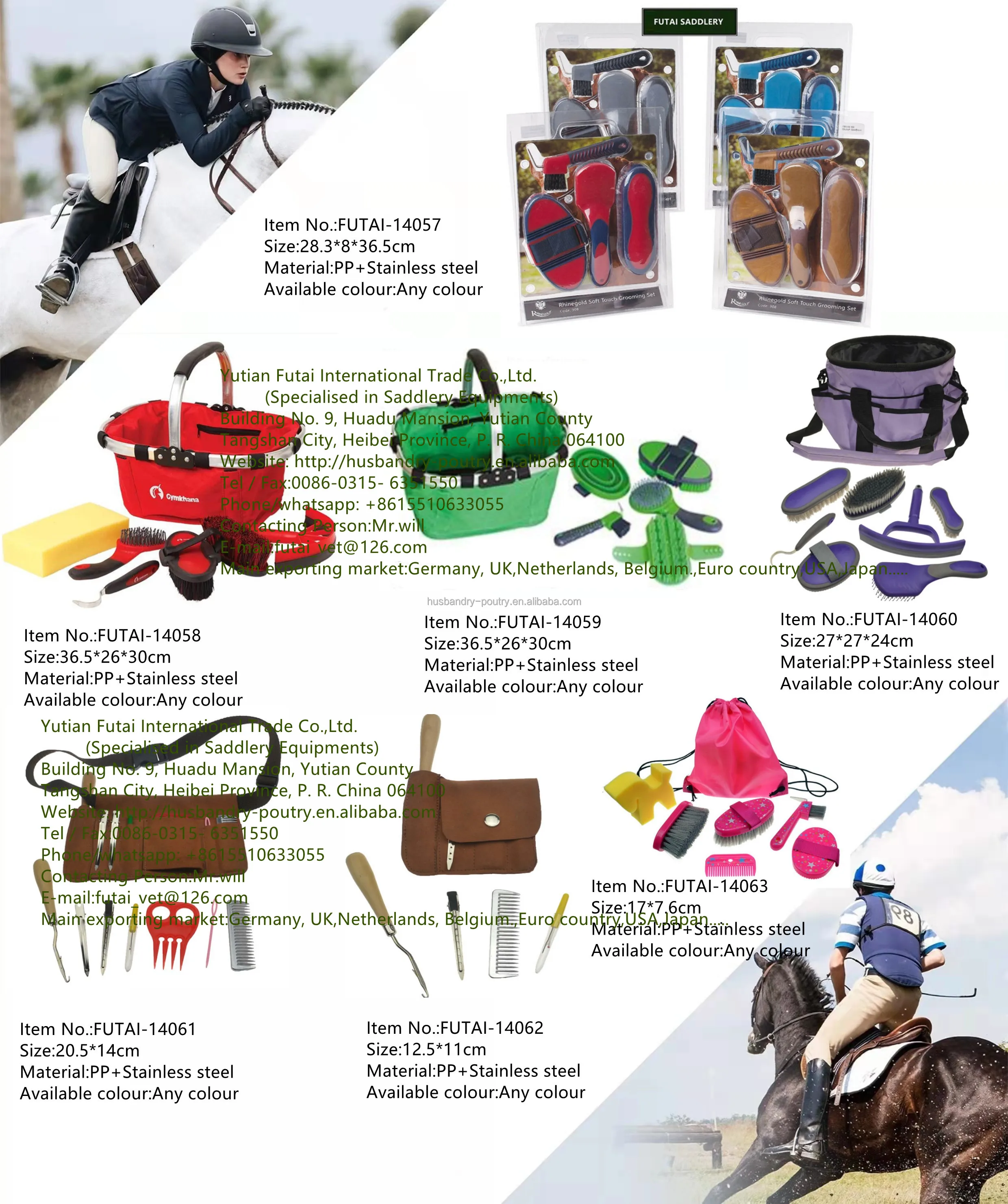 Horse Grooming Kits - Quality Brush Sets for Equestrians