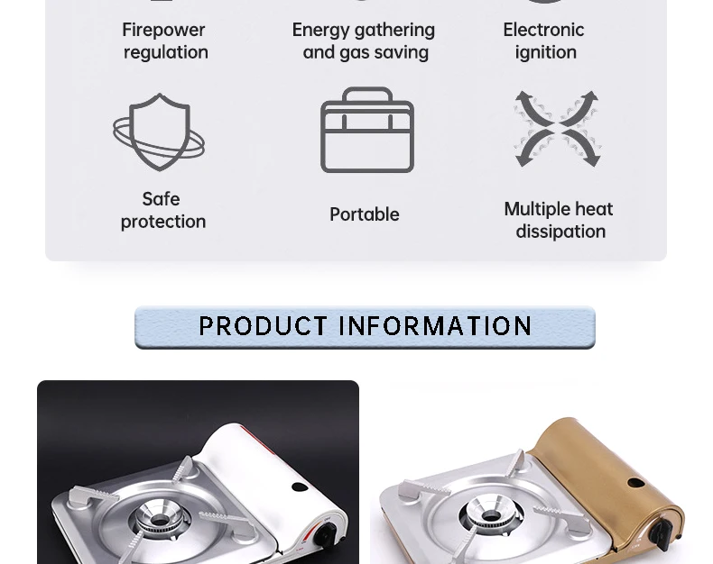Portable Gas Stove - Perfect for Camping and Outdoor BBQ