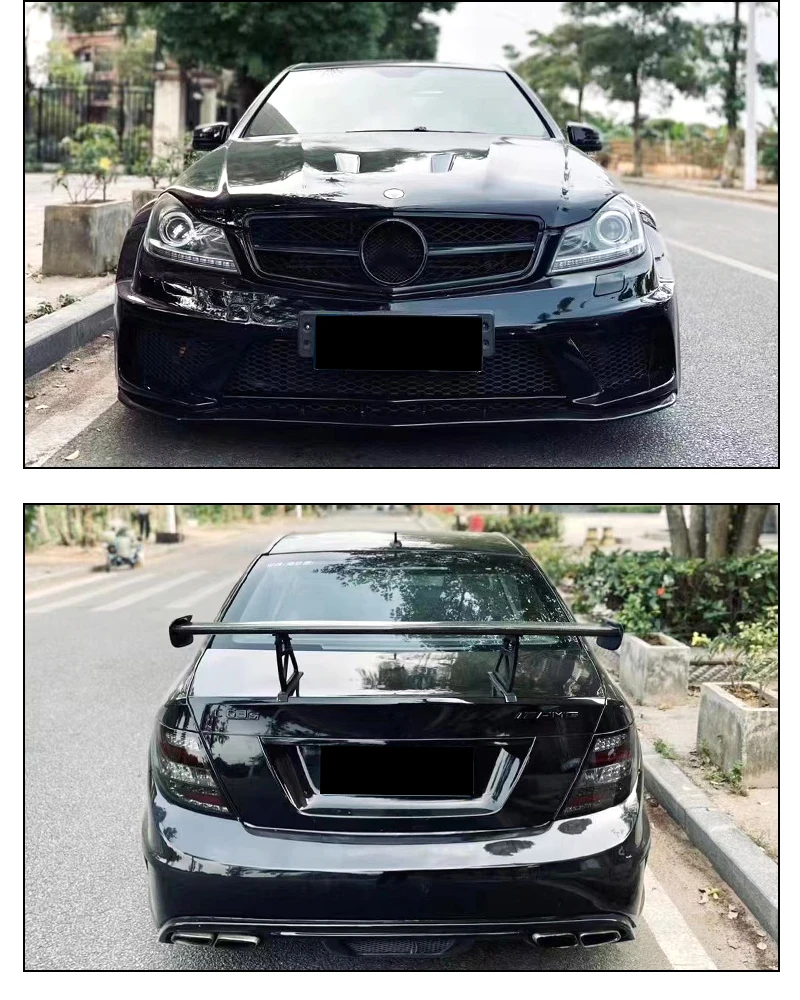 Mercedes-Benz C-Class W204 Wide Body Kit - Matte Black OEM | Wholesale