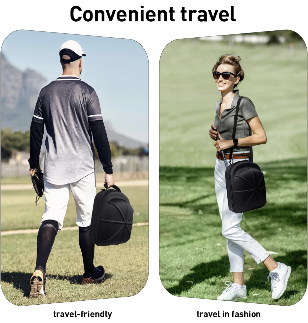 Custom Portable Hard Shell Zipper EVA Hat Case - Durable & Waterproof