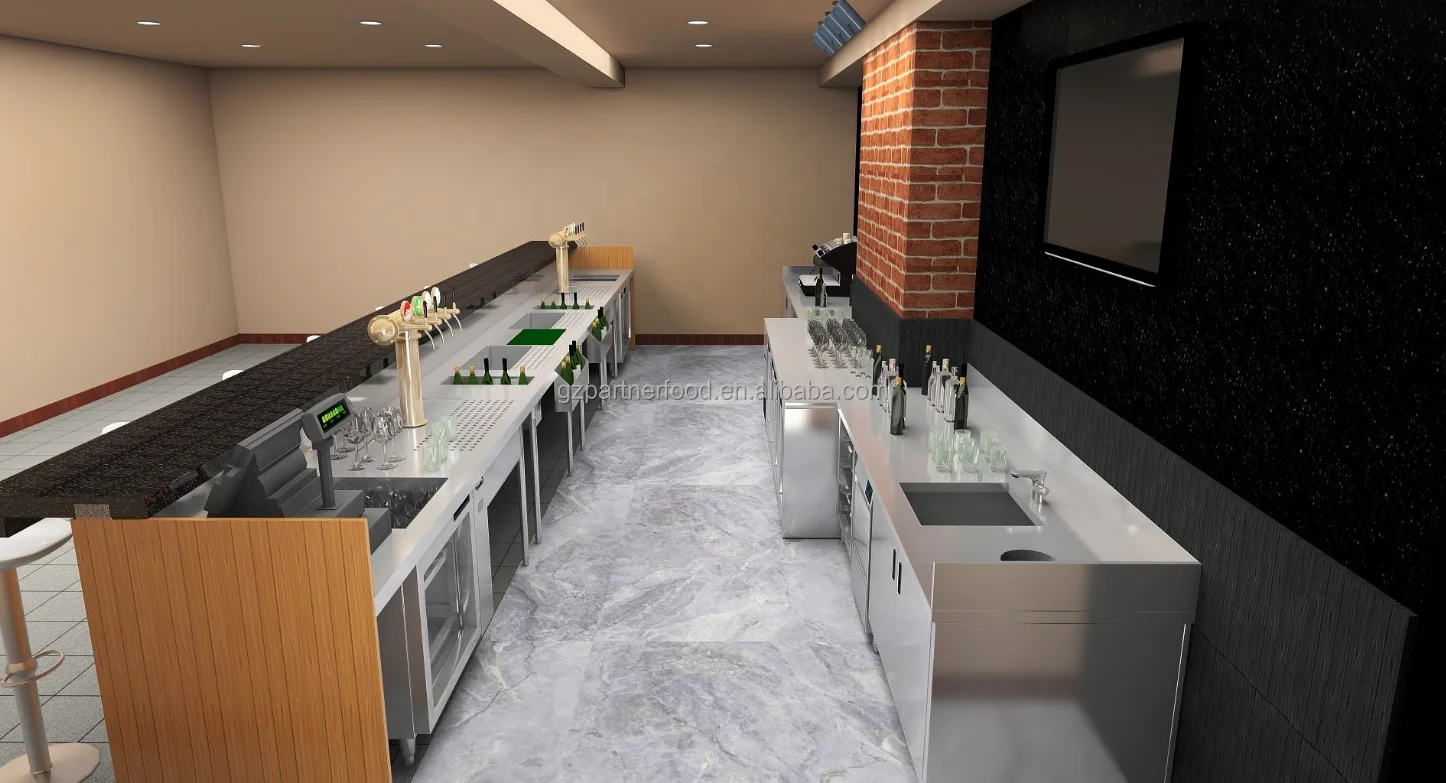Stylish & Durable Cocktail Bar Station - Partnerfood