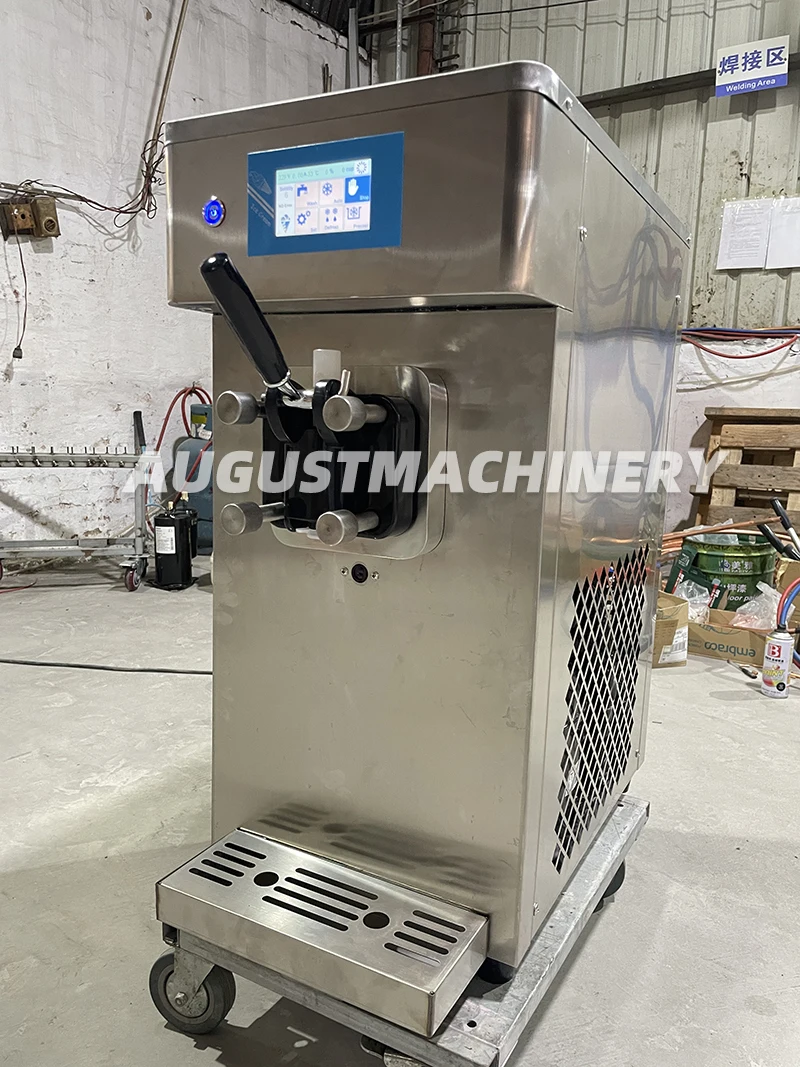 Ice Cream Machine 30l Litersstainless Steel Increase Capacity Commercia ...