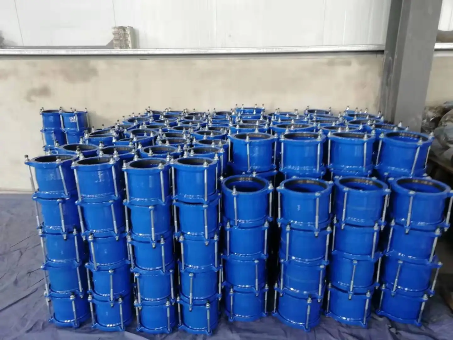 Ductile Iron Gibault Coupling Joint For Pvc Pipe With Square Rubber ...