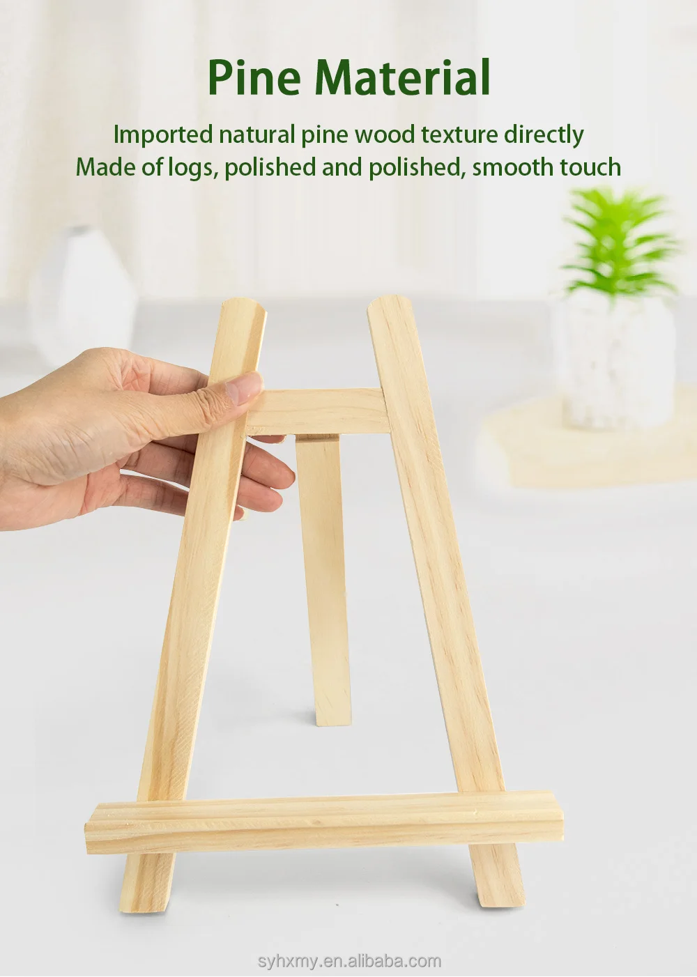 Wooden Tabletop Easel Display Stand Kids Painting Mini Art Easel ...