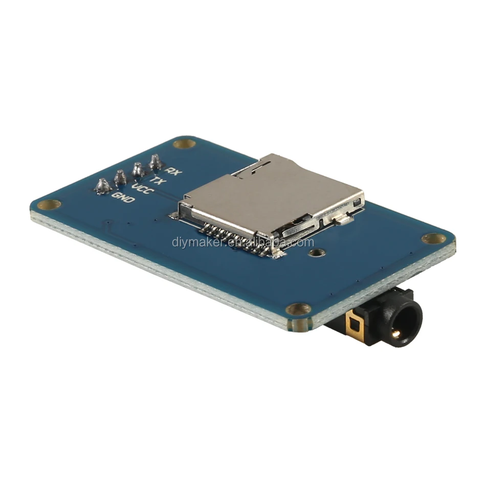 Yx5300 Uart Ttl Serial Control Mp3 Music Player Module Voice Serial ...