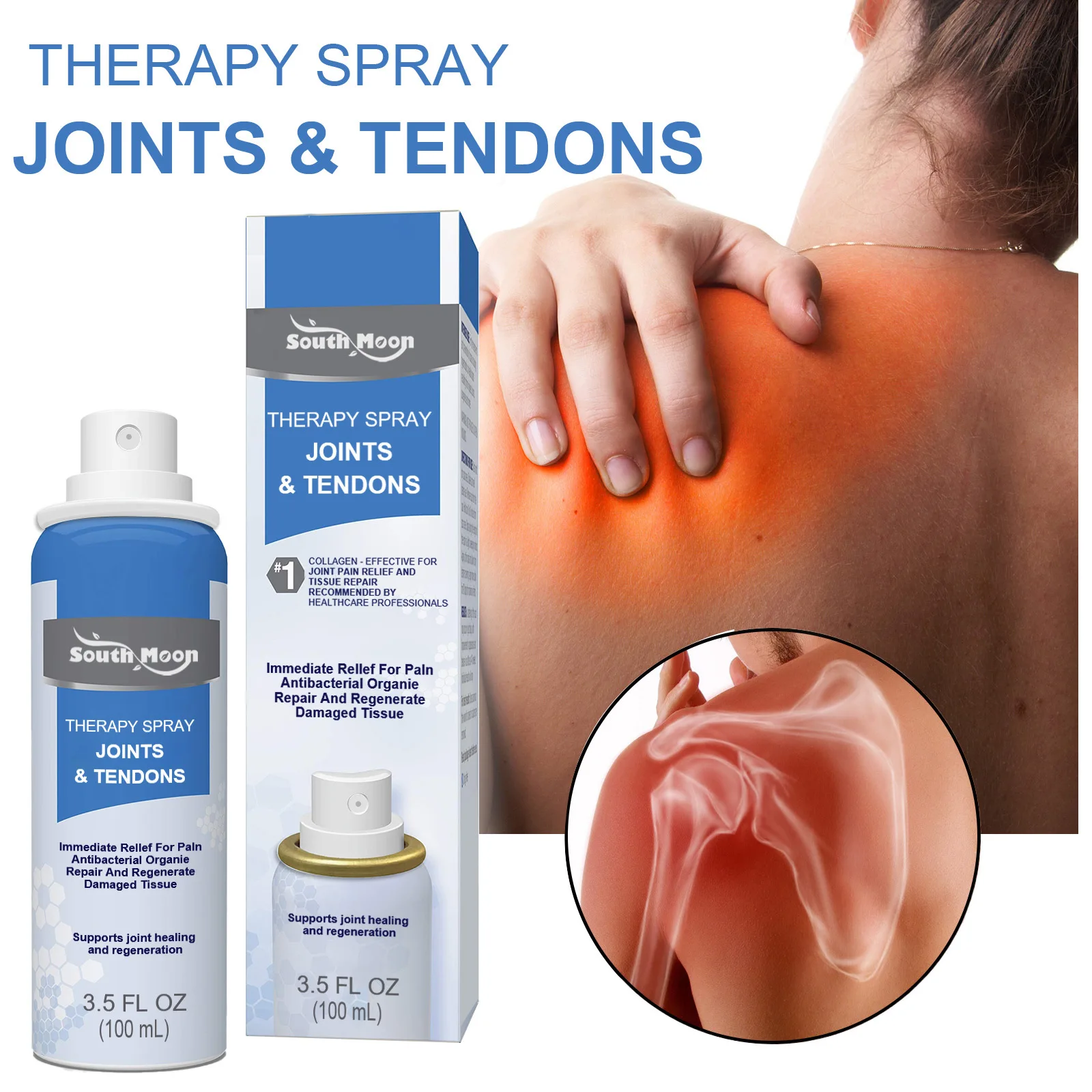South Moon Tendon Sheath Pain Relief Spray Joint Care Swelling ...