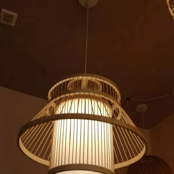 Saudi Arabian Rattan Pendant Light Japanese Rural Vintage Customized ...
