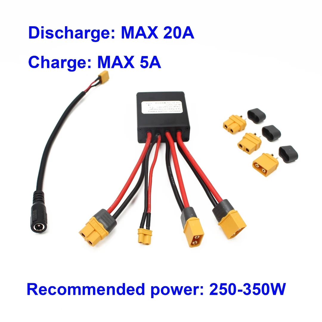 Electric Bike Parts 36V 48V 52V 60V 20A 30A 40A Ebike Dual Battery Module With Charging Function Dual Battery Pack Switcher Alibaba