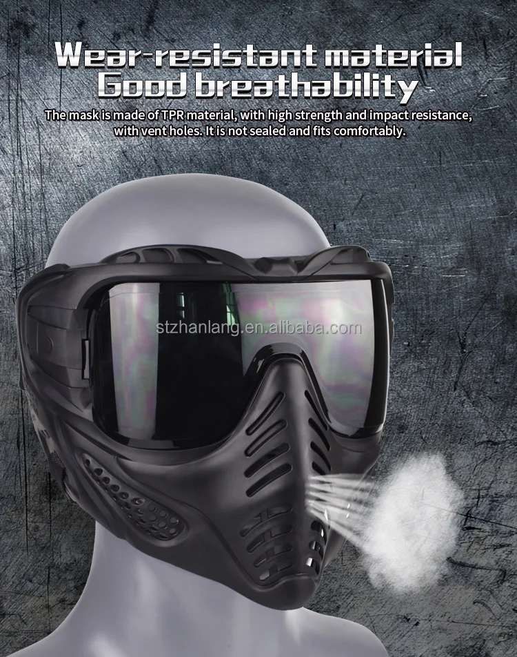 Warwolf Shock-Resistant Paintball Accessories Mask by Zlang