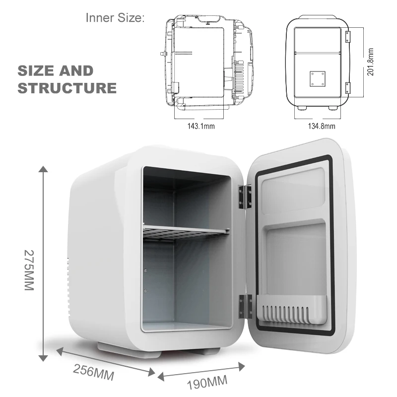 Travel Small 4l Car Fridges Dc Refrigerator Portable Mini Fridge For ...