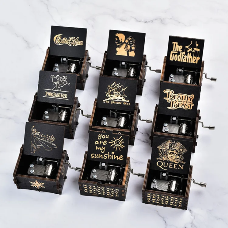 Hand Crank Music Box Movement - Perfect Christmas Gift