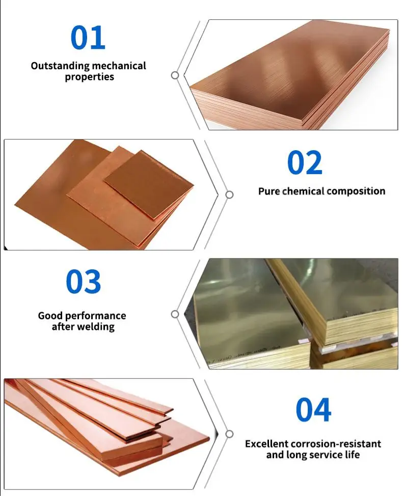 High Quality Cw501l Copper Brass Sheet Plate 3mm 5mm Thickness Brass ...