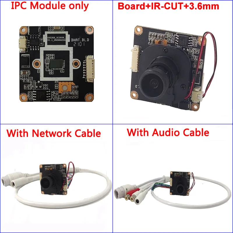 3MP IP Camera Module with AI Human Body Detection