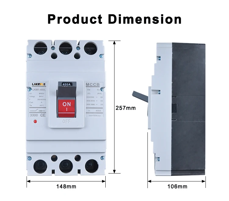Cm1 Mccb 300 Amp Circuit Breaker with Modern Mccb Production Line ...