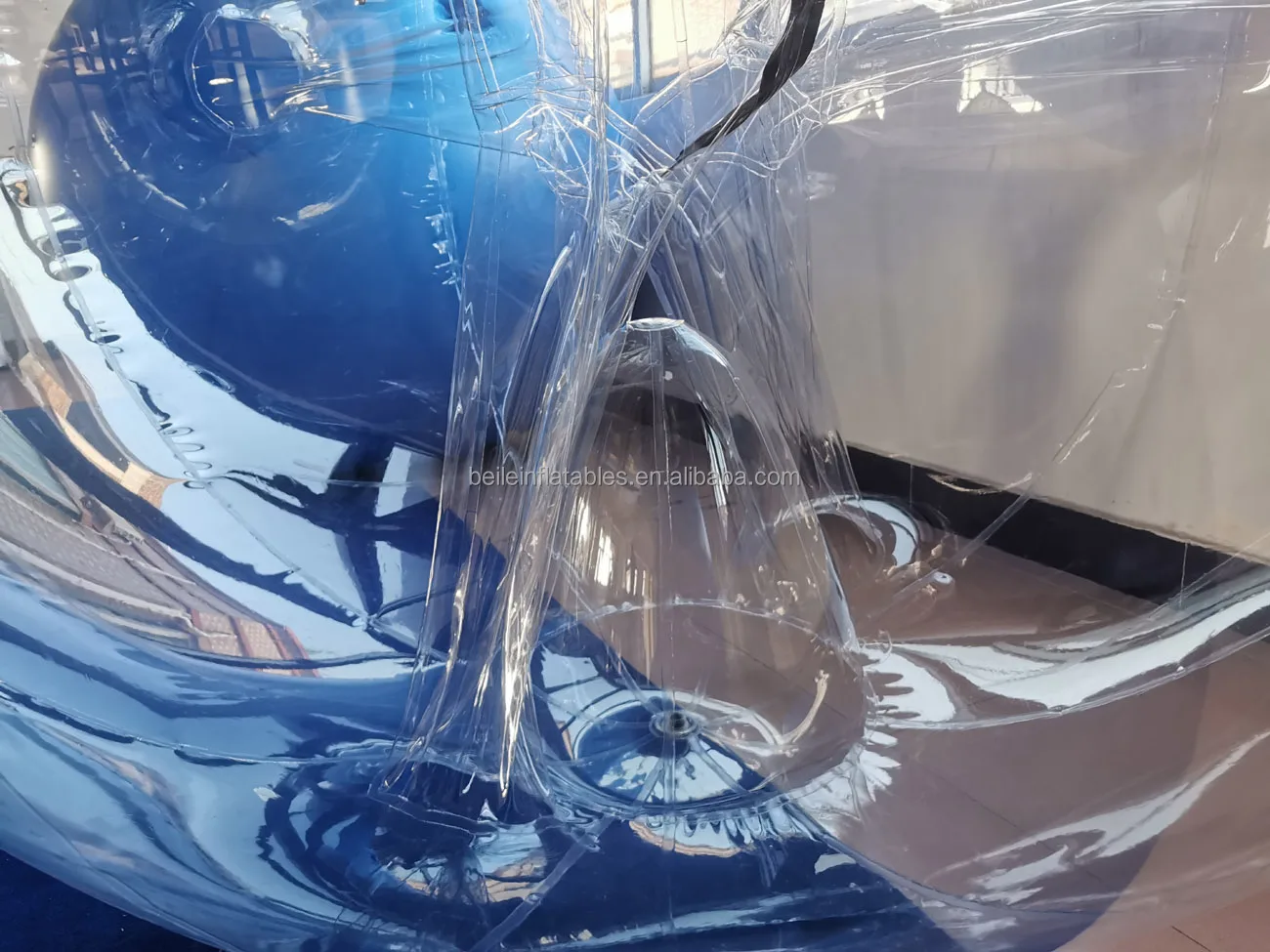 Beile PVC Inflatable Transparent Blueberry Suit with Water Bag