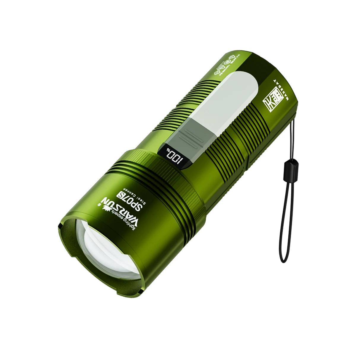 Warsun SP07S Waterproof Rechargeable Diving Flashlight - 2000 Lumen LED ...