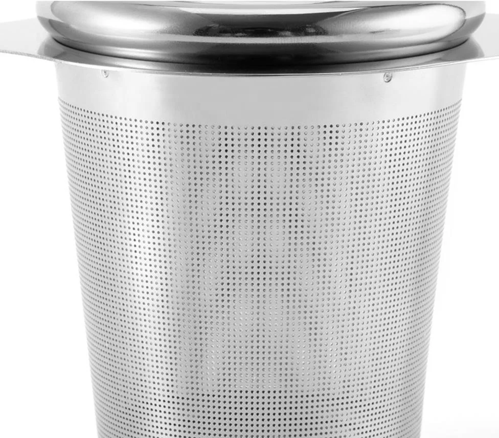 Loose Tea Leaf 304 Stainless Steel Tea Infuser Strainer With Double ...