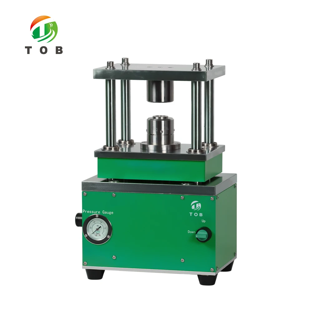 TOB Pneumatic Coin Cell Crimper Crimping Machine For Lithium Button Lab ...