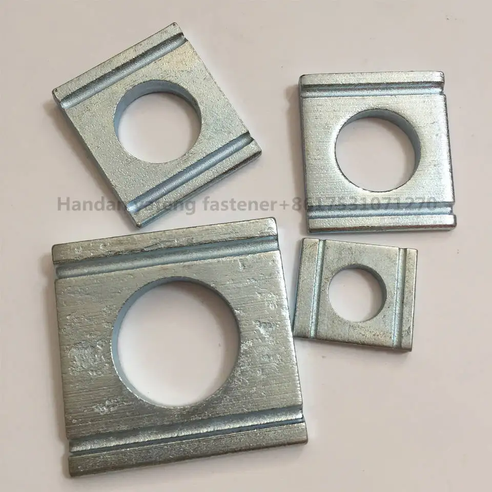 High Quality Steel Square Taper Washer Din434 - Buy Square Washer ...