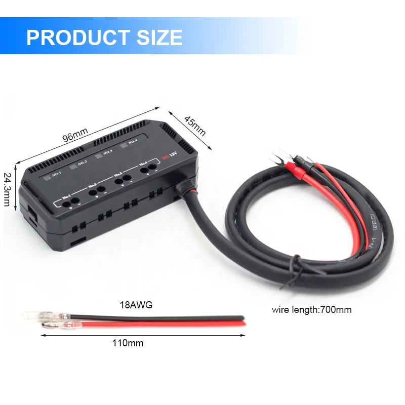 12V Fuse Block - Reliable 20A Motorcycle Fuse Relay Kit