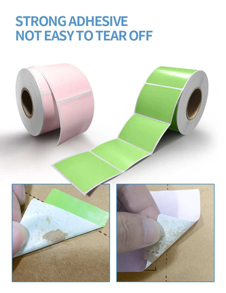 Blank Three Anti-thermal Label Paper Sticker Printing Sticker Roll Tag ...