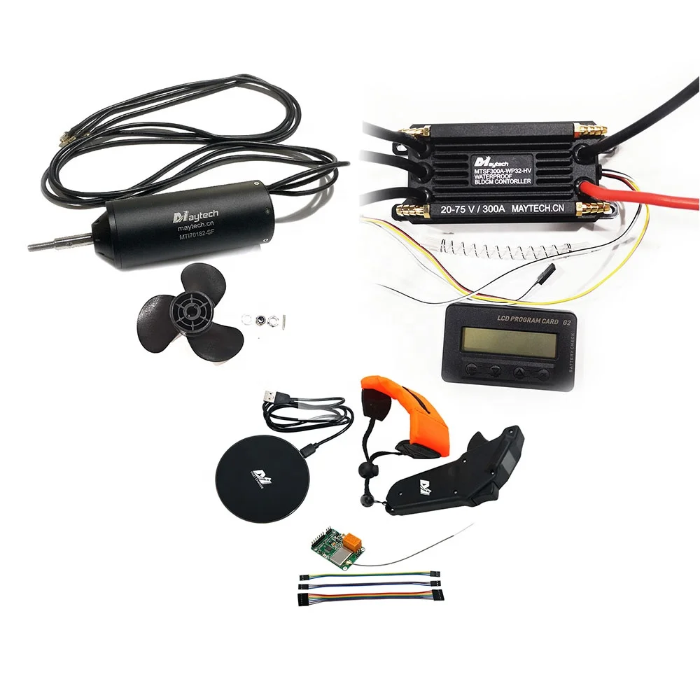 Maytech Electric Foil Diy Efoil Kit 70182 Waterproof Motor With 300a ...