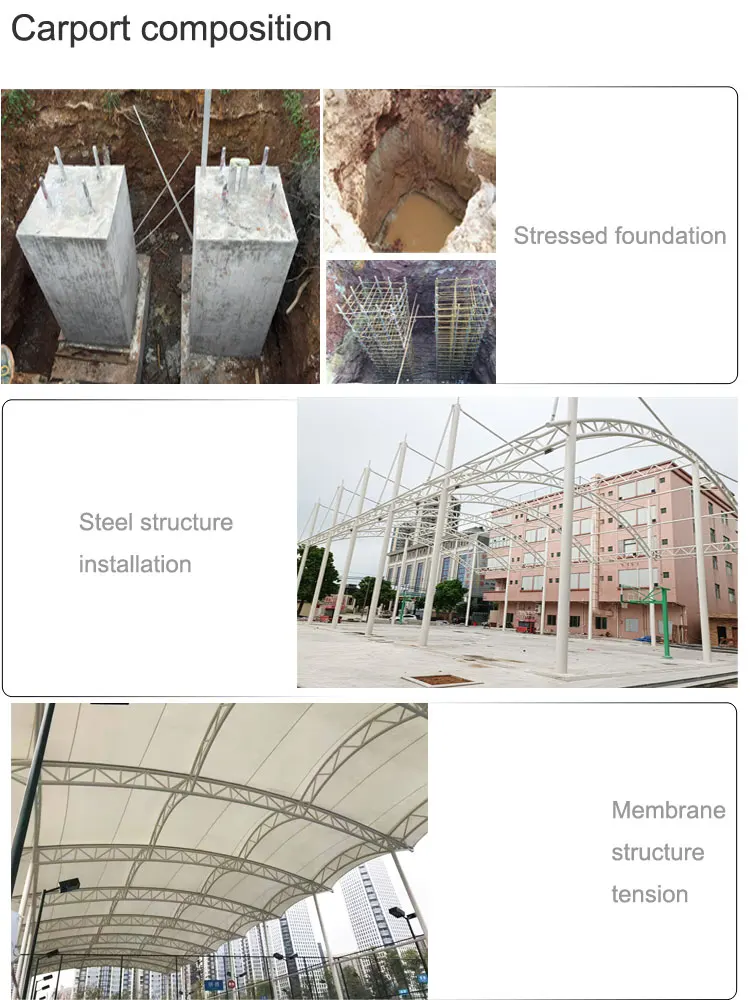 PVDF/PTFE Canopy Tent - Durable Membrane for Stadium Roofs