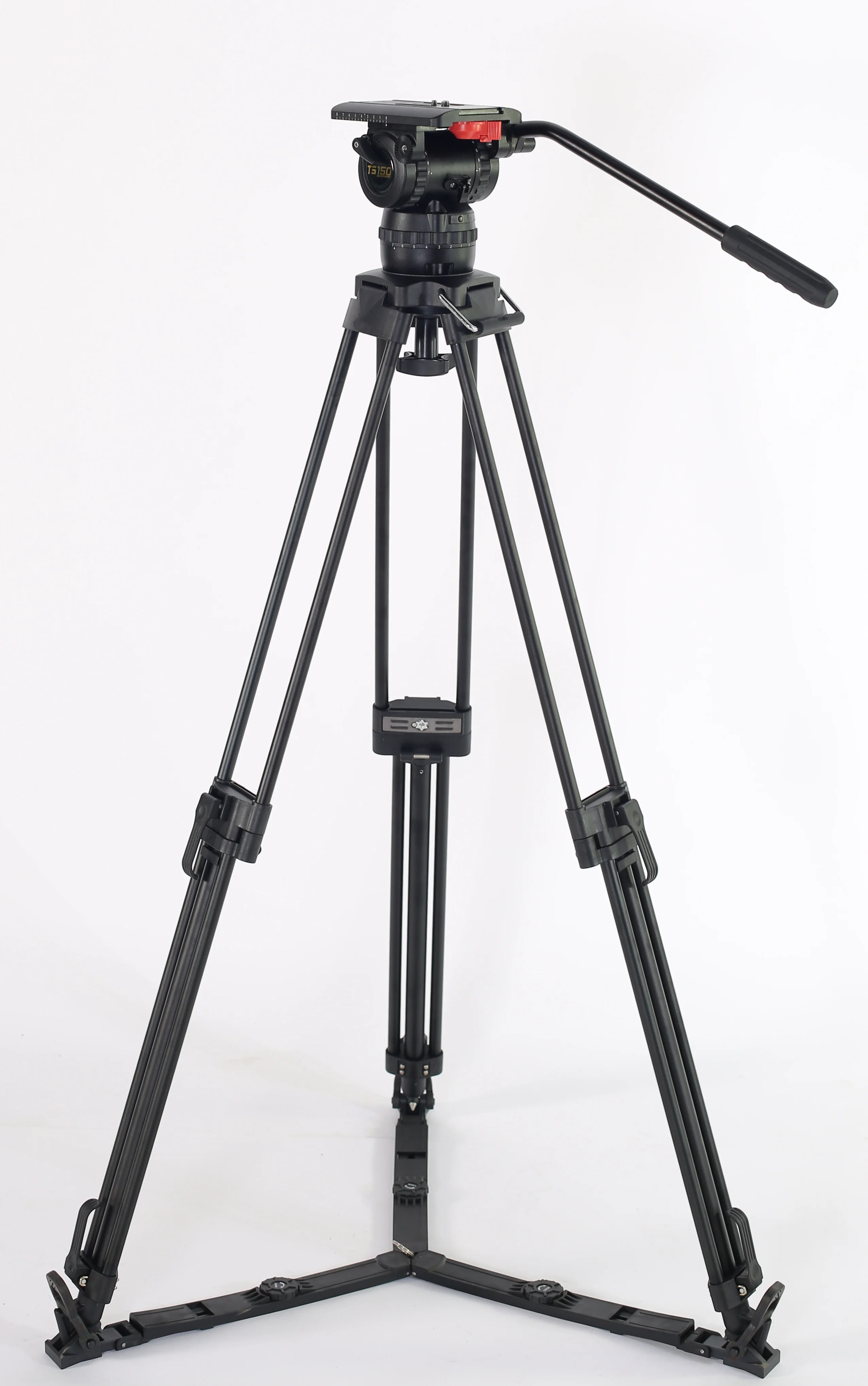 Broadcast Level Payload 20kgs Aluminum Tripod Kit With Fluid Head - Buy ...