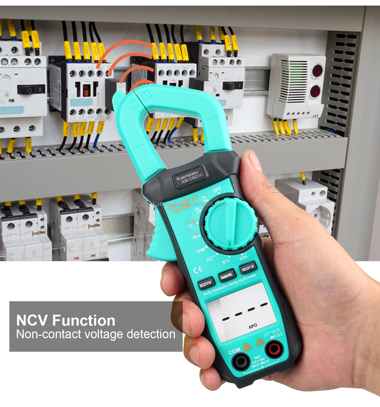 21c Mini Clamp Meter Electric Multimeter Ncv 1000v Multimeter Digital ...