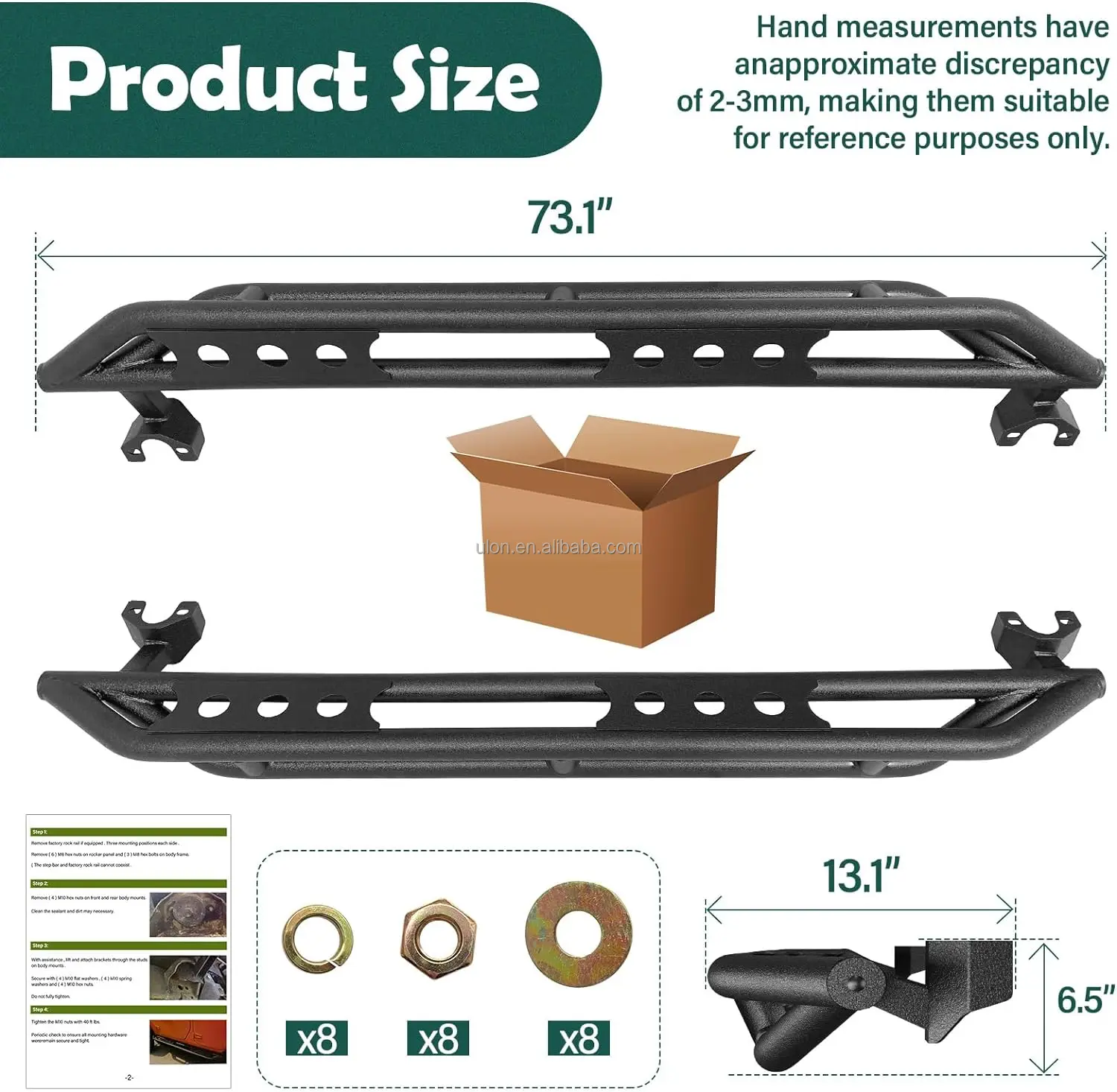 Wholesale OEM Wrangler JK Running Boards - Durable Steel Steps