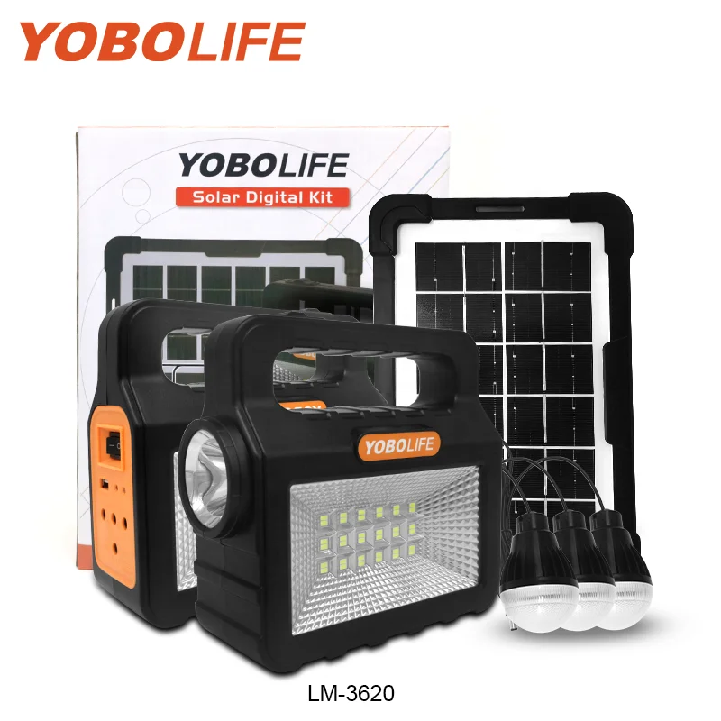 Yobolife solar system lighting Small Solar Lighting with Led bulbs ...