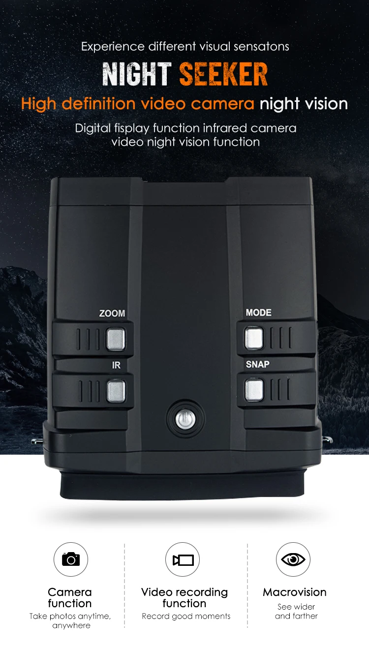 New Night Vision Goggles Digital Zoom Thermal Hunting Scope Infrared ...